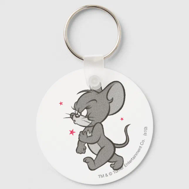 Tom and Jerry Tough Mouse 1 Keychain | Zazzle
