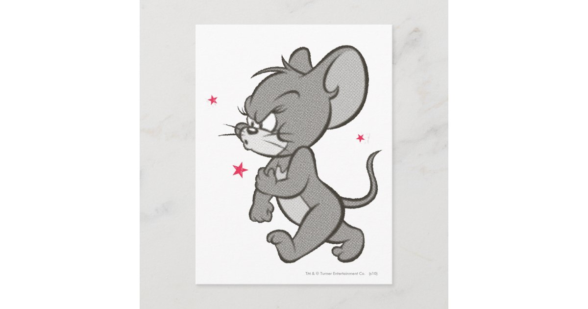 Tom and Jerry Tough Mouse 1 Postcard | Zazzle