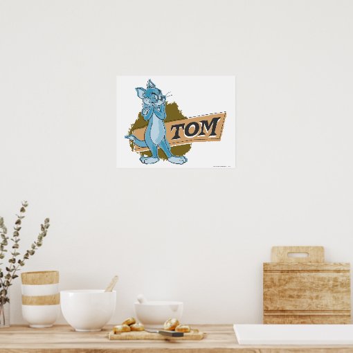 Tom Attitude Logo Poster | Zazzle