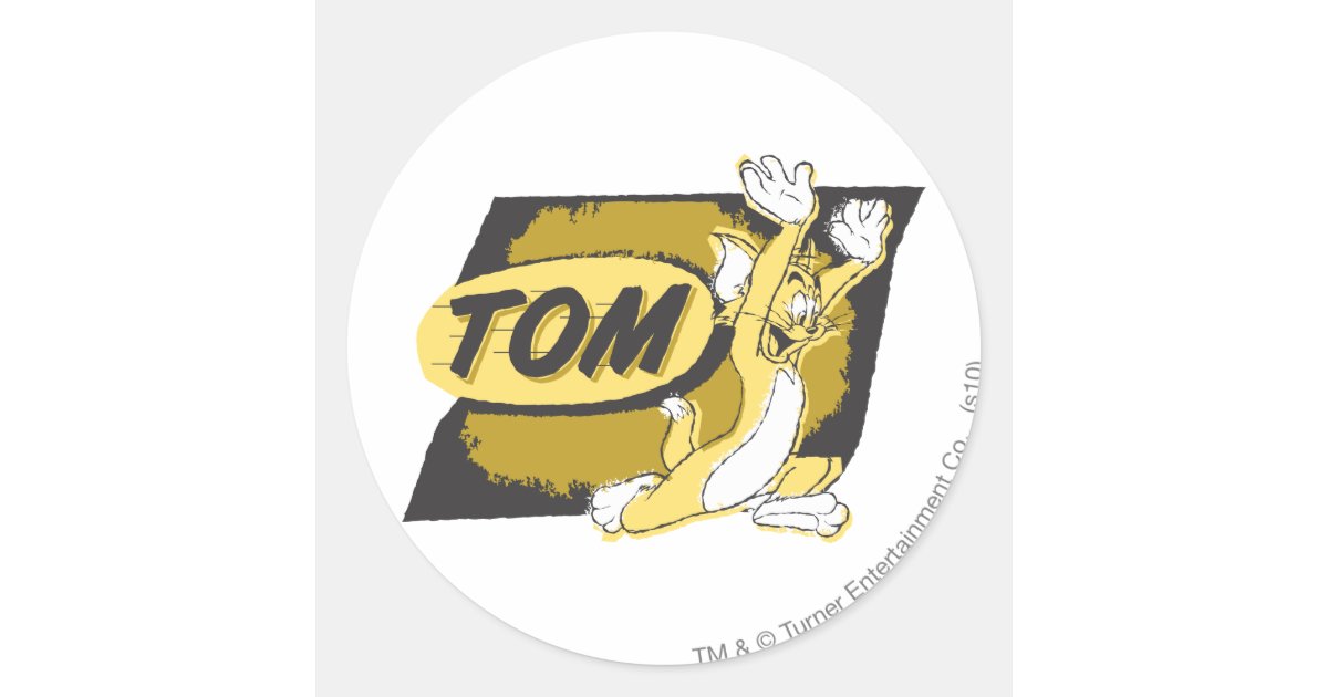 Tom Chasing Classic Round Sticker | Zazzle