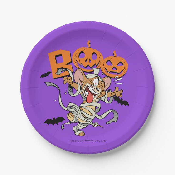 Tom & Jerry | Jerry is SO Scary Paper Plates | Zazzle