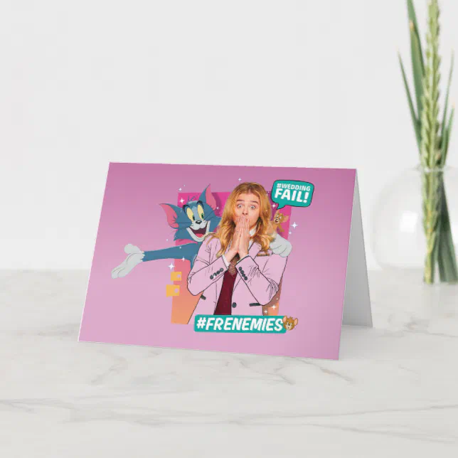Tom & Jerry With Kayla - Frenemies Card | Zazzle