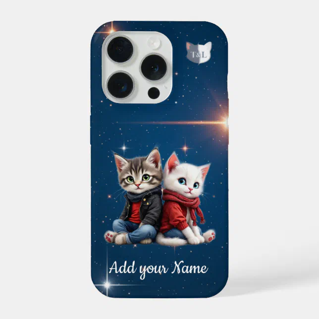 Tom & Luna – Personalized Starry Night Phone Case | Zazzle