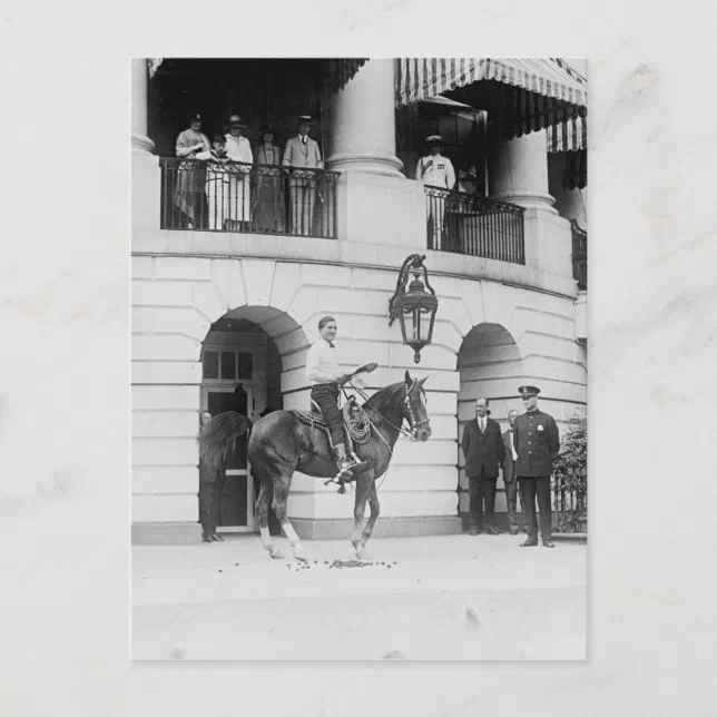 Tom Mix At The White House Postcard | Zazzle