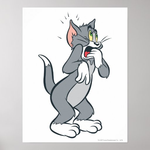 Tom Shocked Poster | Zazzle