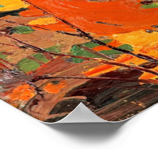 Tom Thomson - Autumn, Fall 1916 Poster | Zazzle