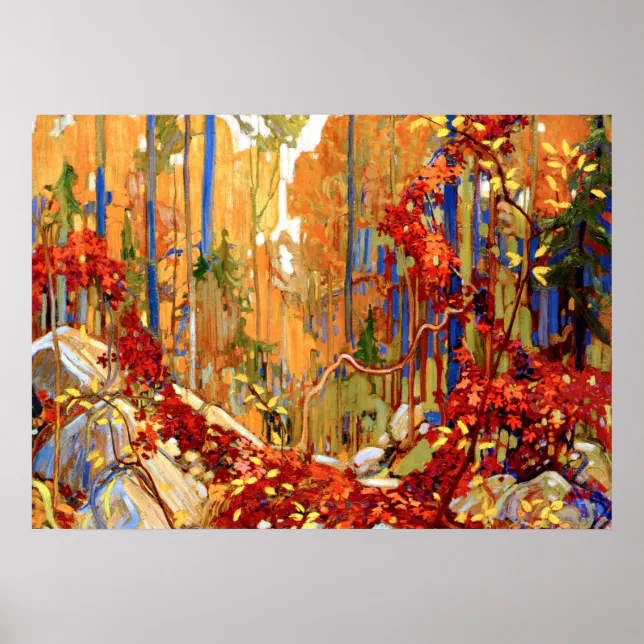 Tom Thomson - Autumn's Garland Poster | Zazzle