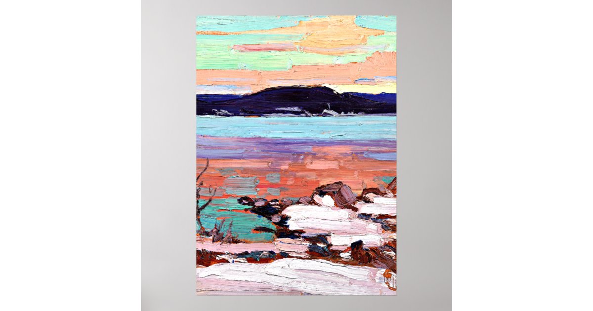Tom Thomson - Landscape with Snow Poster | Zazzle