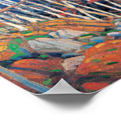 Tom Thomson Painting In the Northland Ontario Land Poster | Zazzle