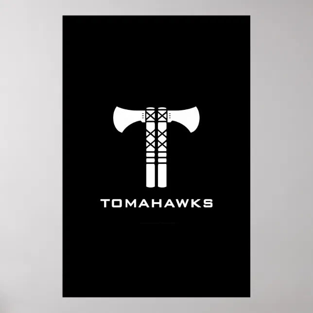 Tomahawks Logo Poster | Zazzle