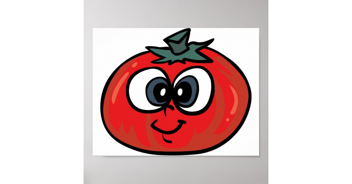 Tomato Face Poster | Zazzle