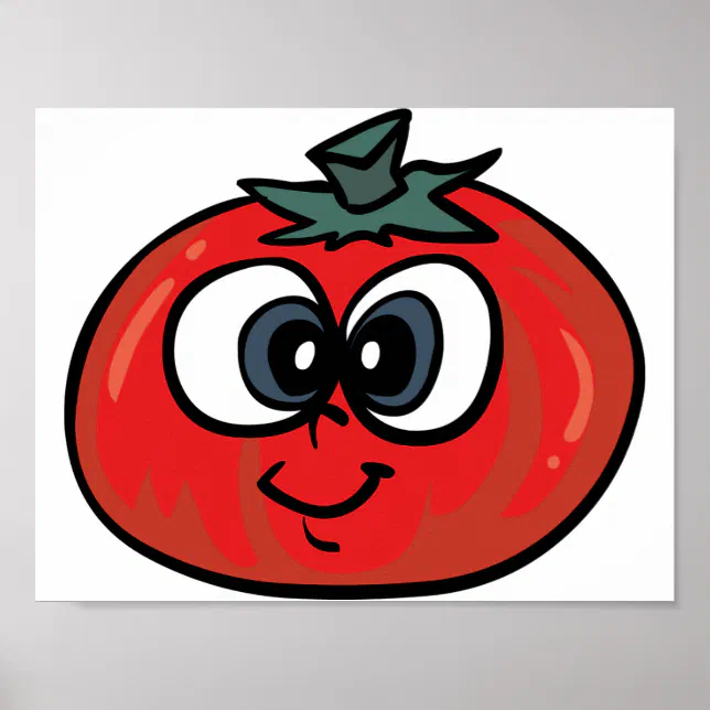 Tomato Face Poster | Zazzle