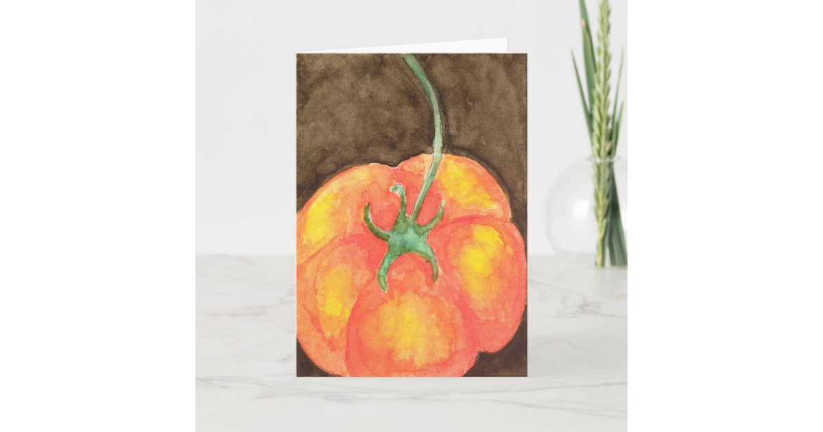 Tomato Greeting Card | Zazzle