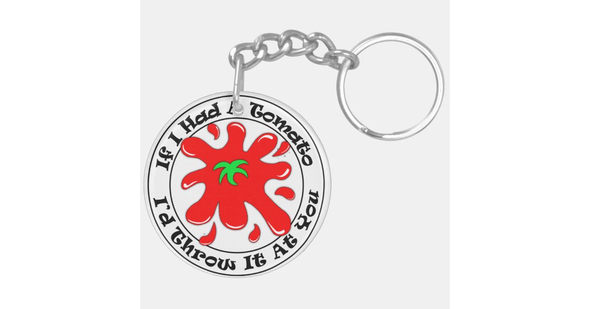 Tomato Keychain | Zazzle