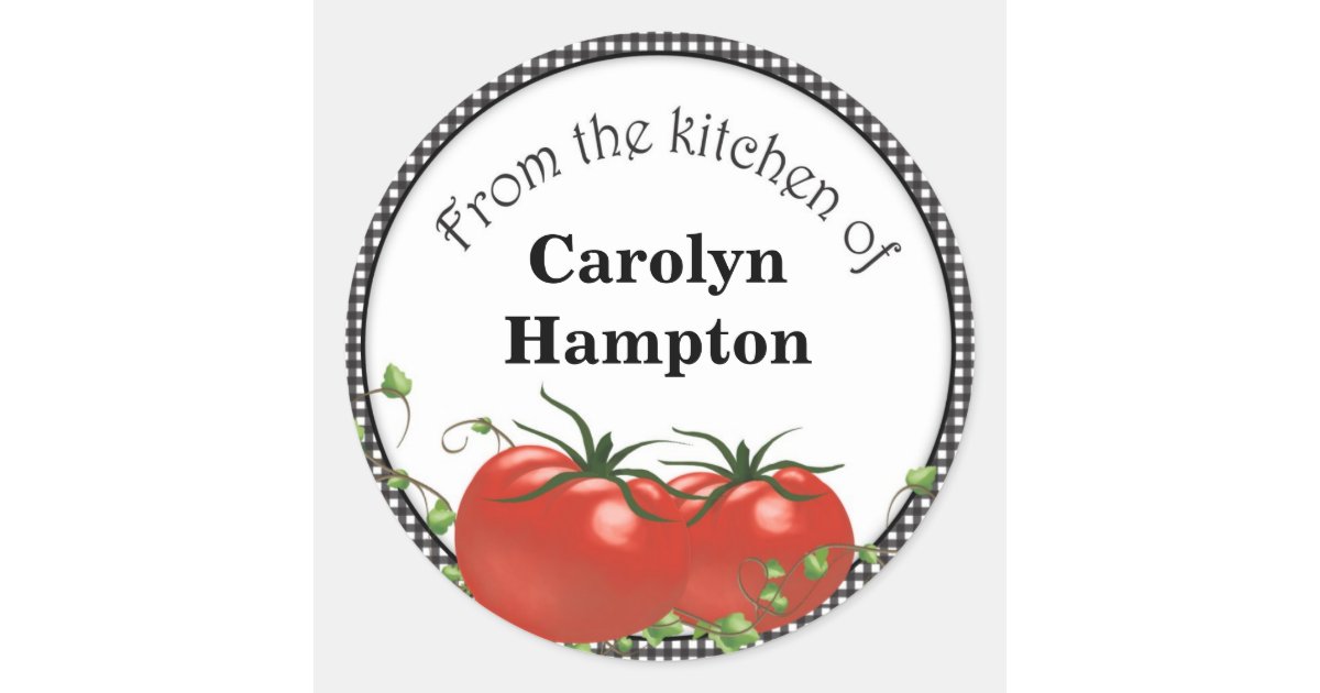 Tomato Labels | Zazzle