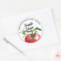Tomato Sauce Canning Classic Round Sticker | Zazzle