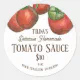 Tomato Sauce Homemade Product Label Sticker | Zazzle