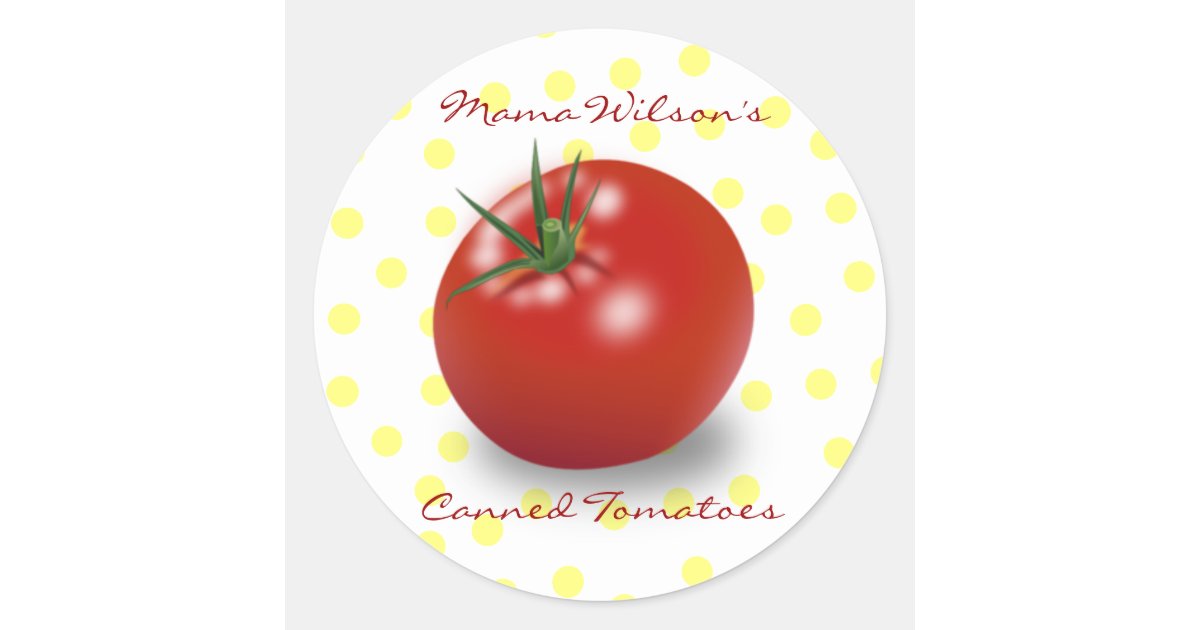 Tomato Stickers | Zazzle