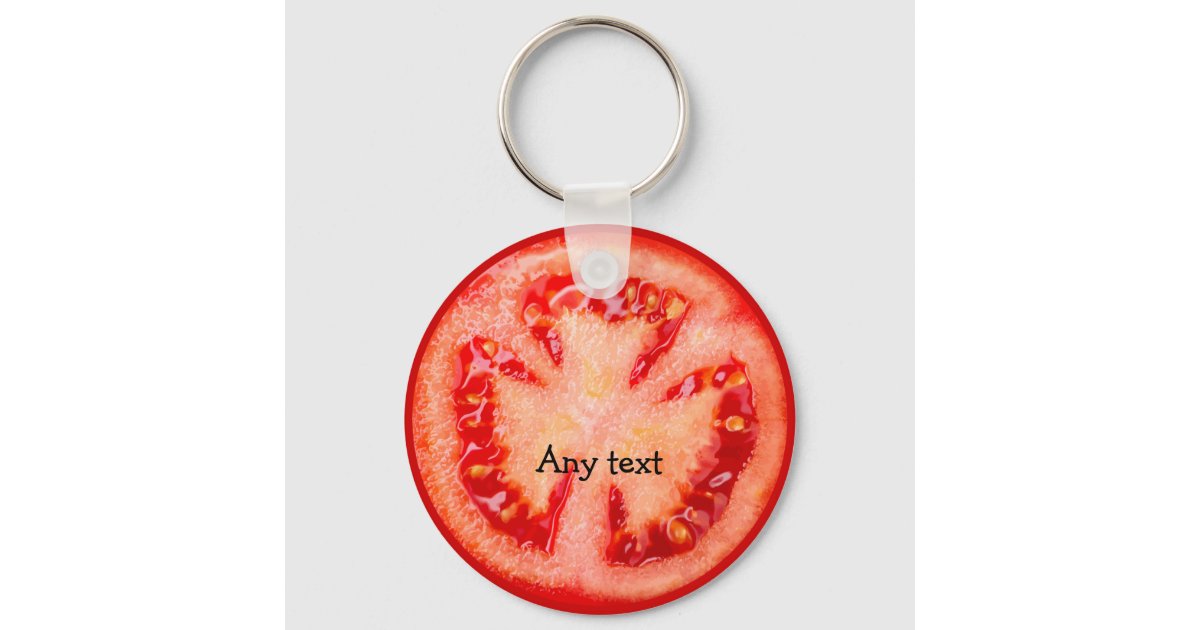 Tomato Theme Keychains | Zazzle