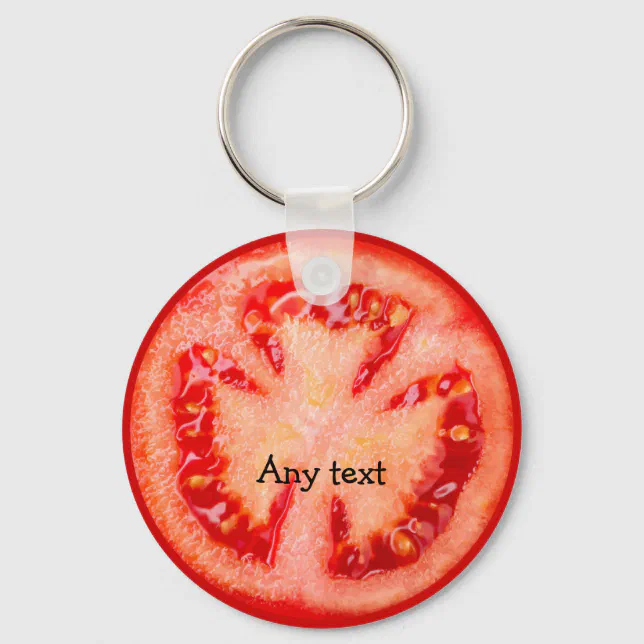 Tomato Theme Keychains | Zazzle