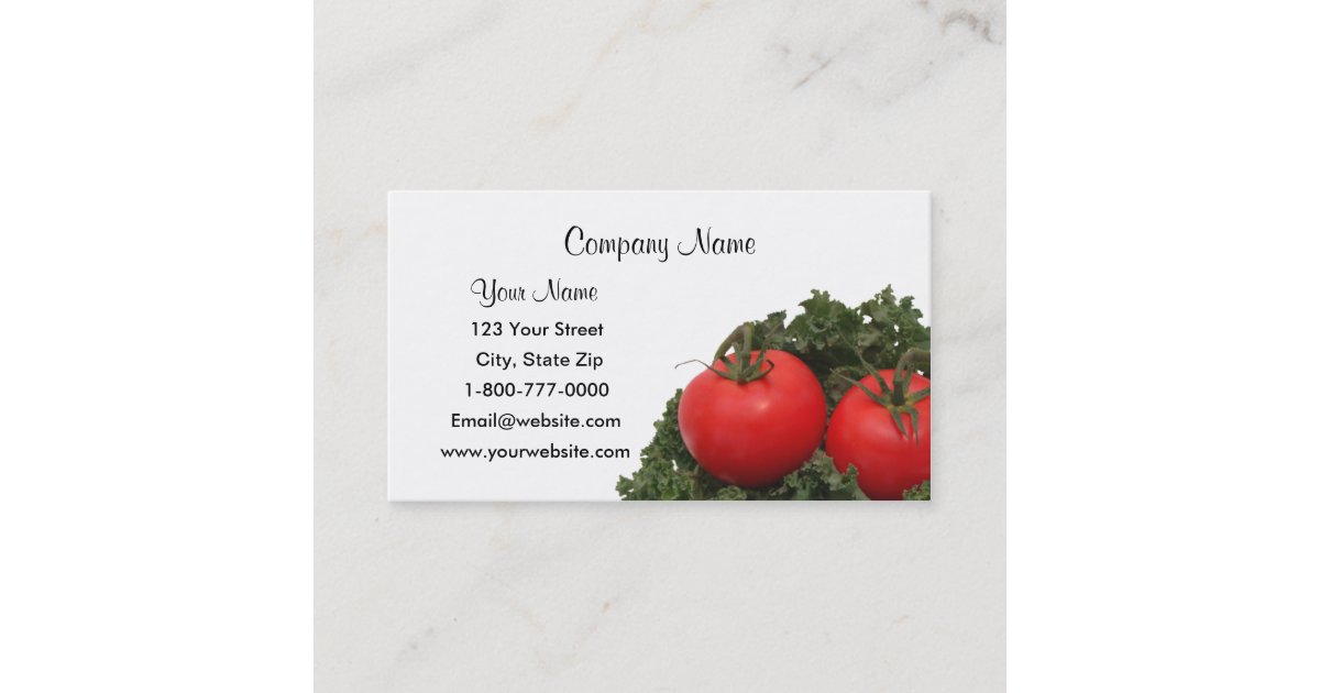 Tomatoes Business Cards | Zazzle