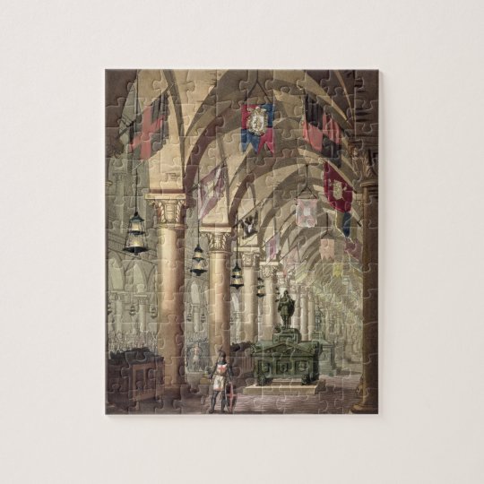 Tombs of the Knights Templar, c.1820-39 (aquatint) Jigsaw Puzzle ...