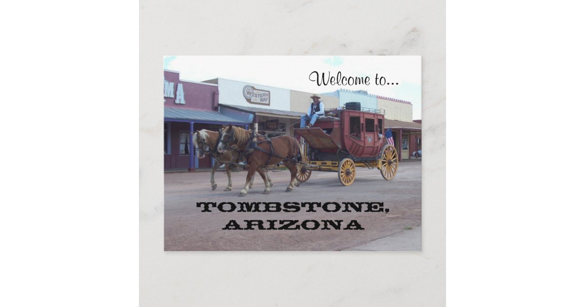 Tombstone, Az Postcard | Zazzle