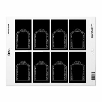 Tombstone Label | Zazzle