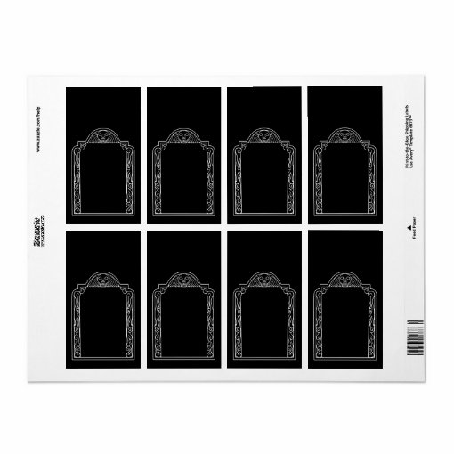 Tombstone Label | Zazzle