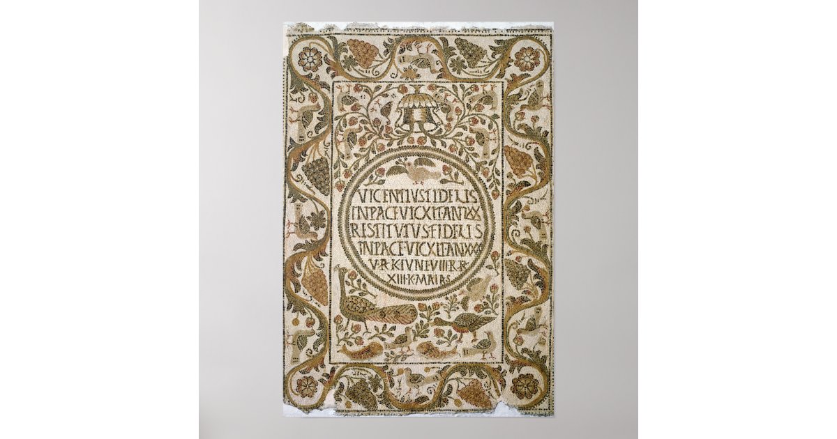 Tombstone with an epitaph poster | Zazzle