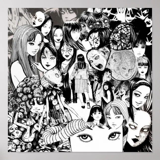 Tomie Collage Poster | Zazzle