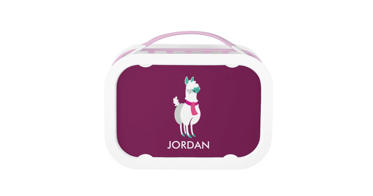 Tommy the Llama Lunch Box | Zazzle
