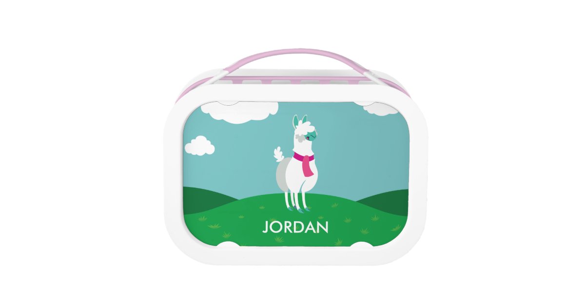 Tommy the Llama Lunch Box | Zazzle