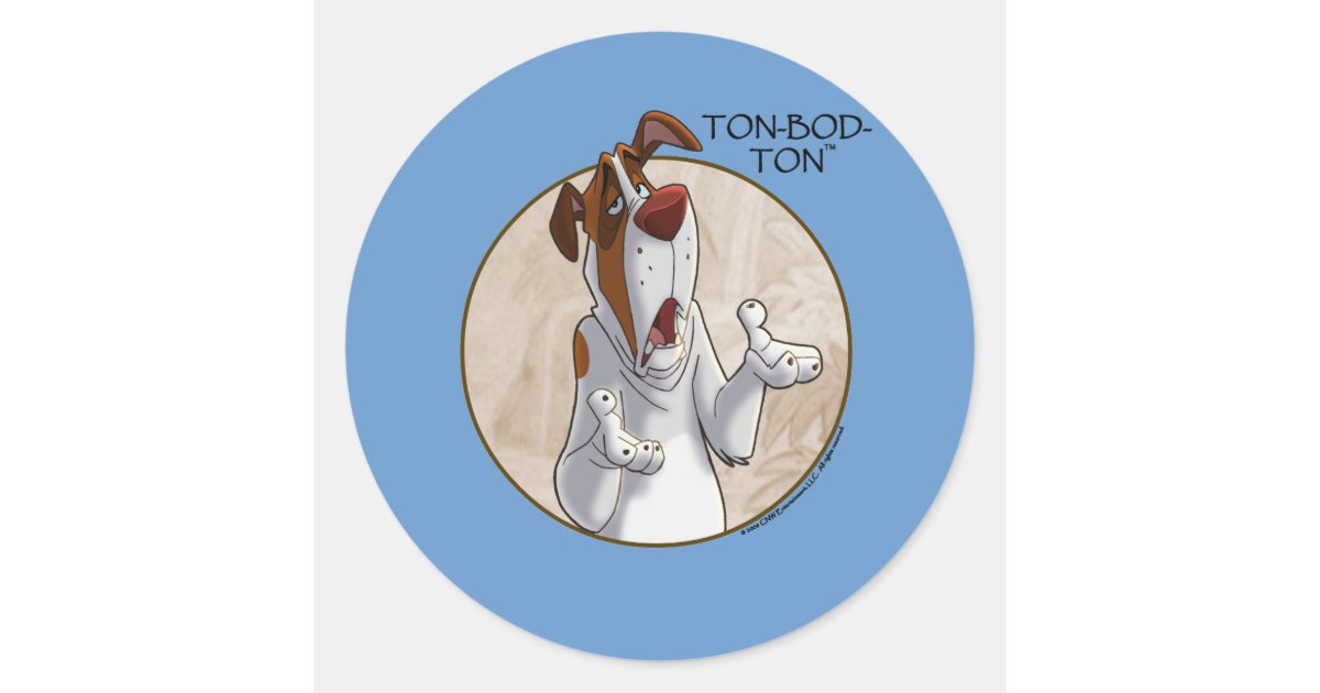 TON-BOD-TON Sticker | Zazzle