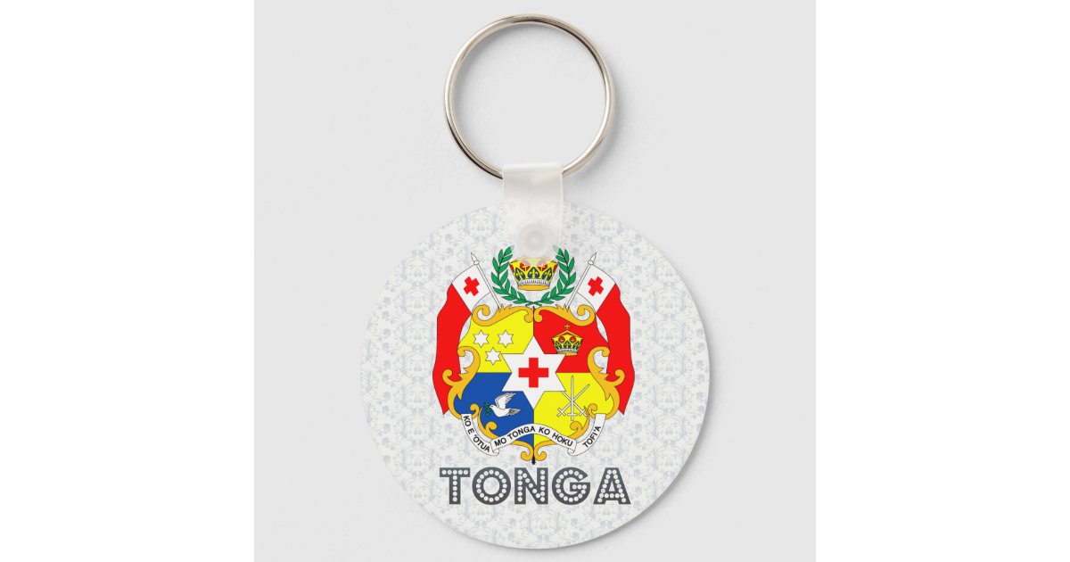Tonga Coat of Arms Keychain | Zazzle