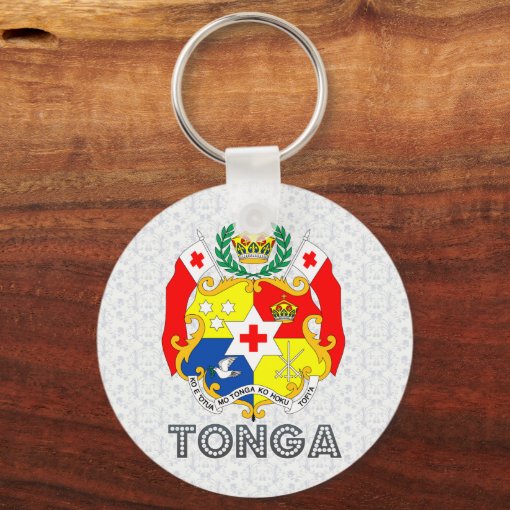 Tonga Coat of Arms Keychain | Zazzle