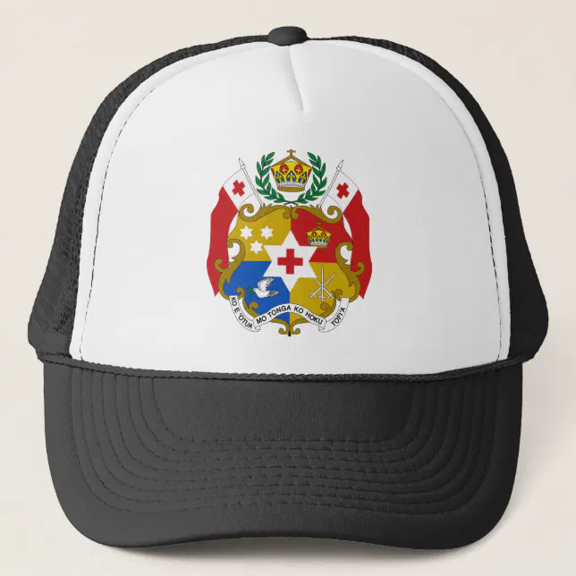 Tonga Coat of Arms Trucker Hat | Zazzle