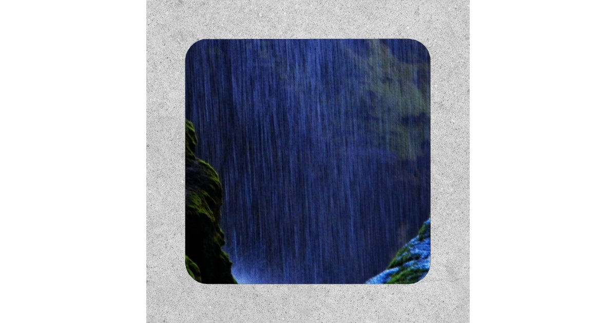 Tonto natural bridge waterfall patch | Zazzle