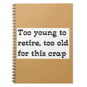 Retirement Notebooks & Journals | Zazzle