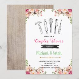 tool and gadget shower party invitation | Zazzle