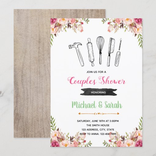 tool and gadget shower party invitation | Zazzle