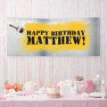 Tool Birthday Party Banner | Zazzle