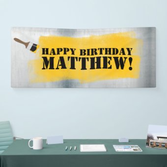 Tool Birthday Party Banner | Zazzle