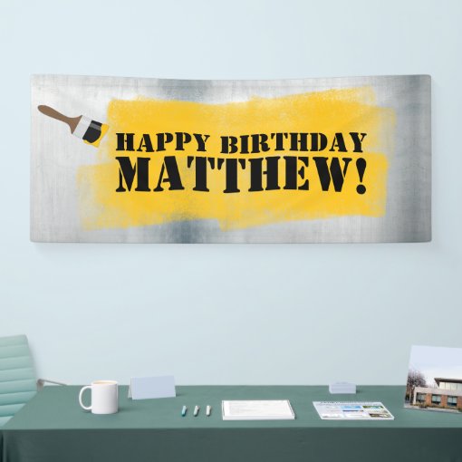Tool Birthday Party Banner | Zazzle