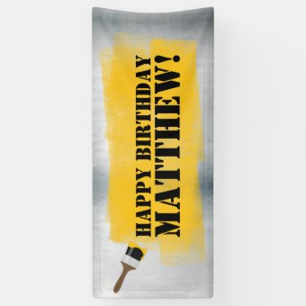 Tool Birthday Party Banner | Zazzle