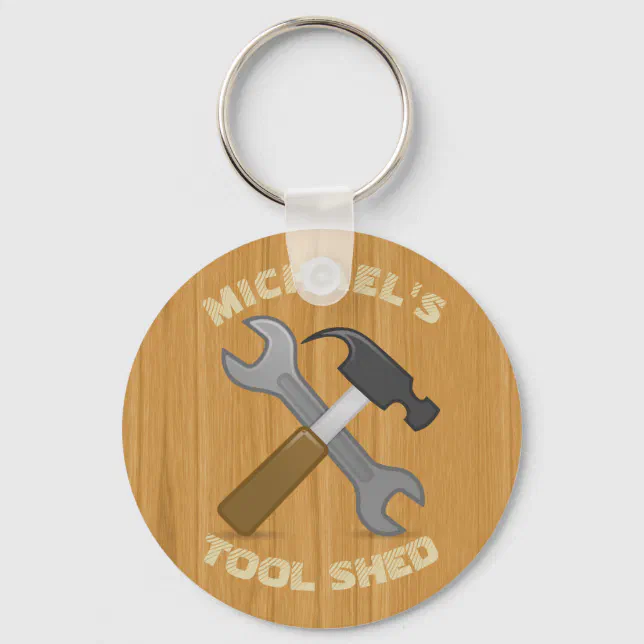 Tool Shed Keychain | Zazzle