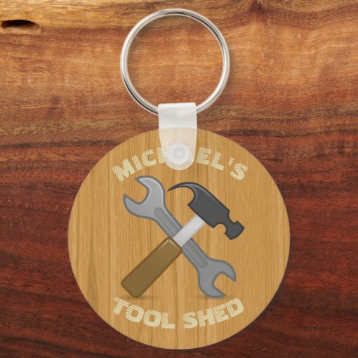 Tool Shed Keychain | Zazzle