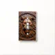 Tooled Leather 3D LOOK Lion Light Switch Cover | Zazzle