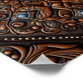 Tooled Leather Poster | Zazzle