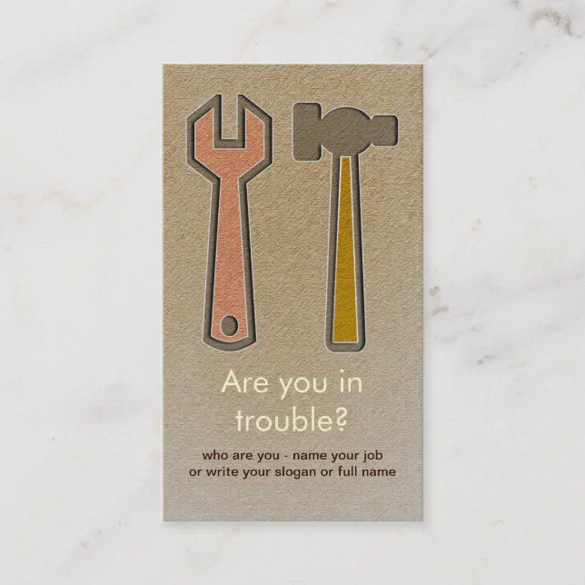 tools business card | Zazzle